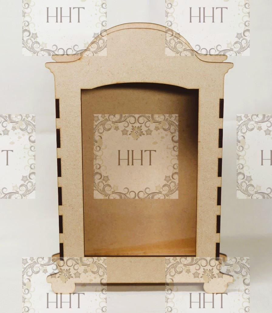 Laser Cut MDF Buildable Shadow Box Shrine Alter Display Kit | Decoupage ...