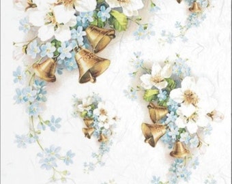 ITD Collection Rice Paper for Decoupage R1673, Size A4 210x297 Mm, 8 ...