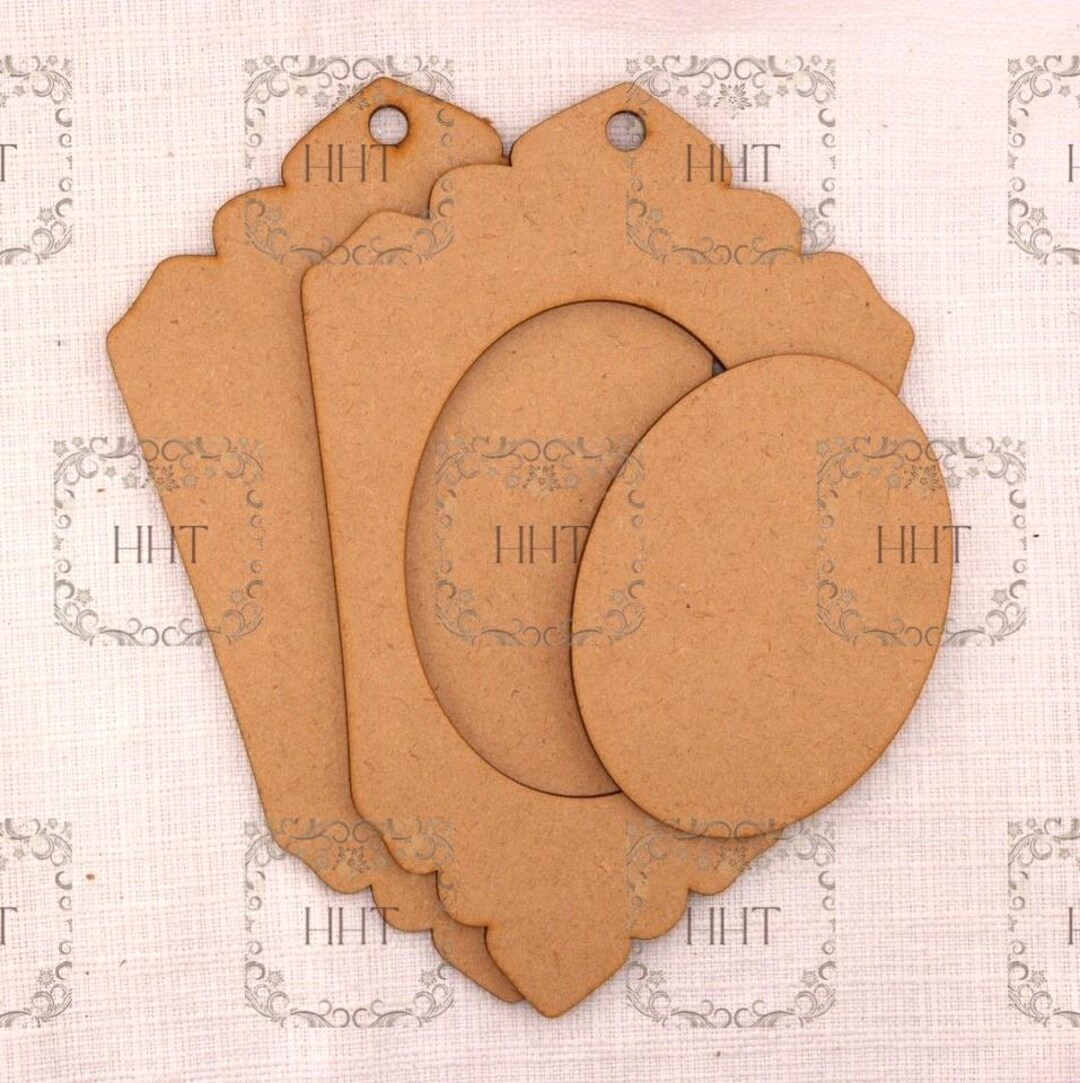 Laser Cut MDF, Vintage Style, Christmas Ornament, Base Blanks, Overlay ...