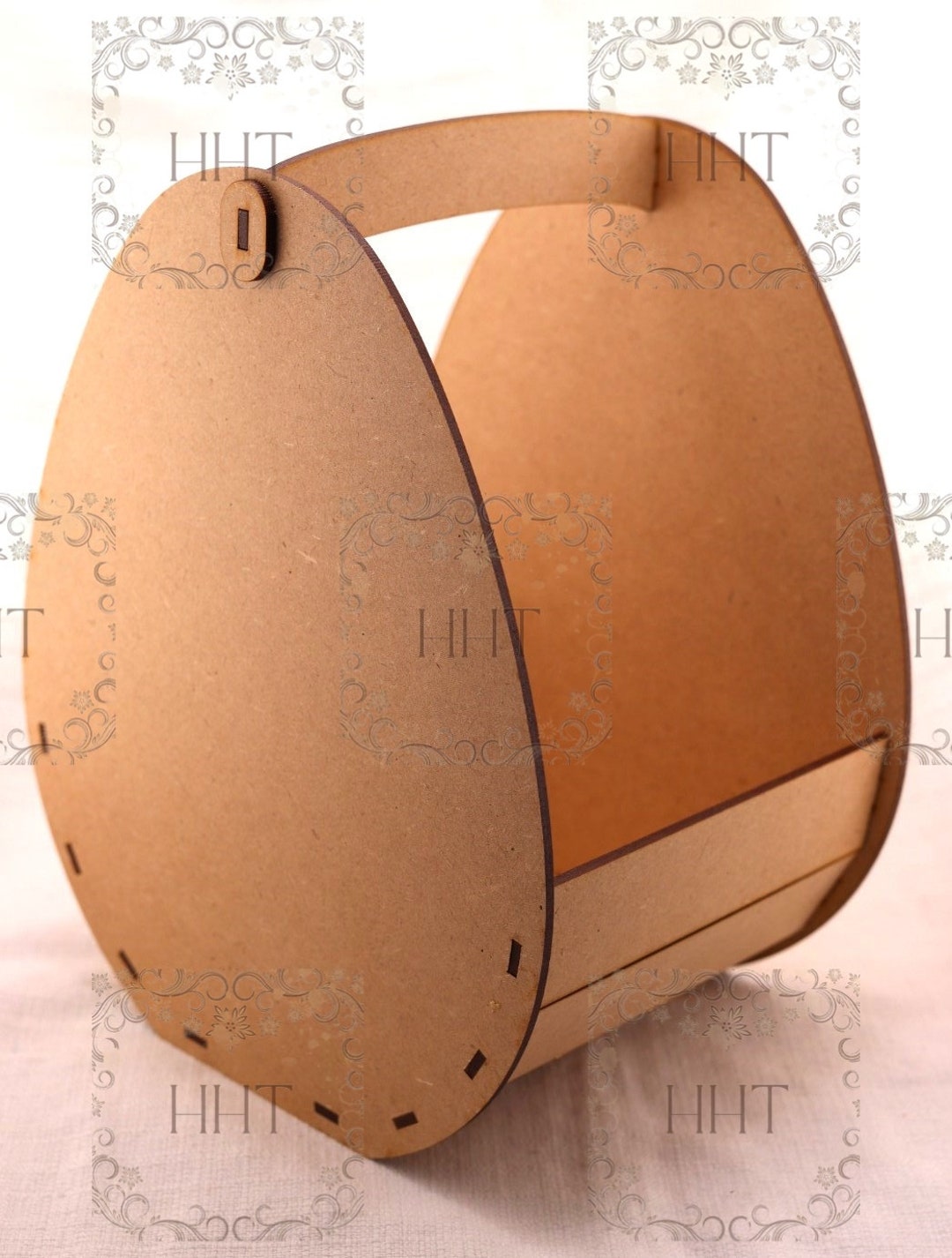 Laser Cut, MDF, Easter Egg, Basket, Buildable, Craft, Base, Blank ...