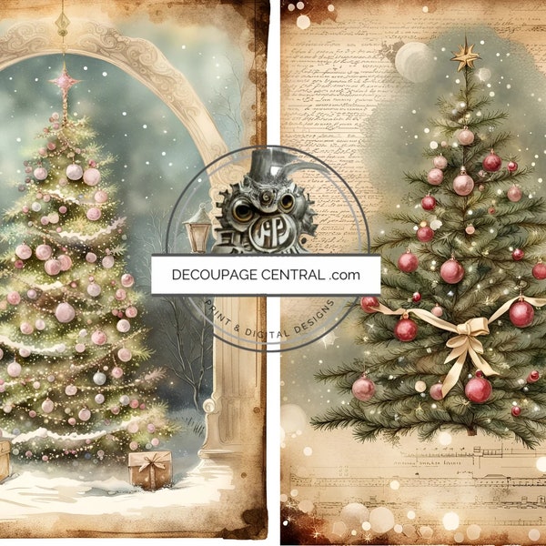 Christmas Decoupage Paper - Etsy