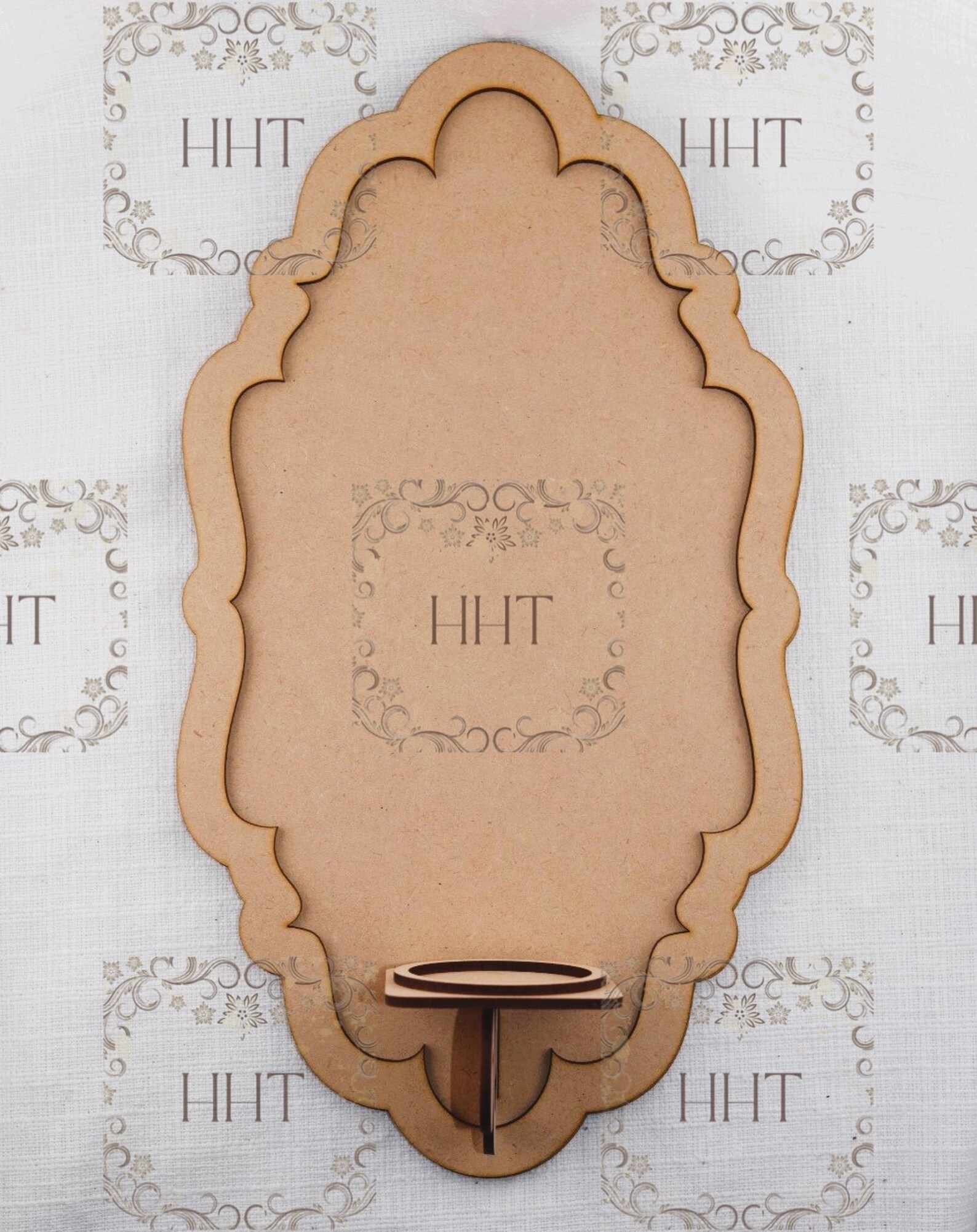 Laser Cut MDF, Wood, Craft, Blank Base, Wall Sconce, Plaque, Candle ...