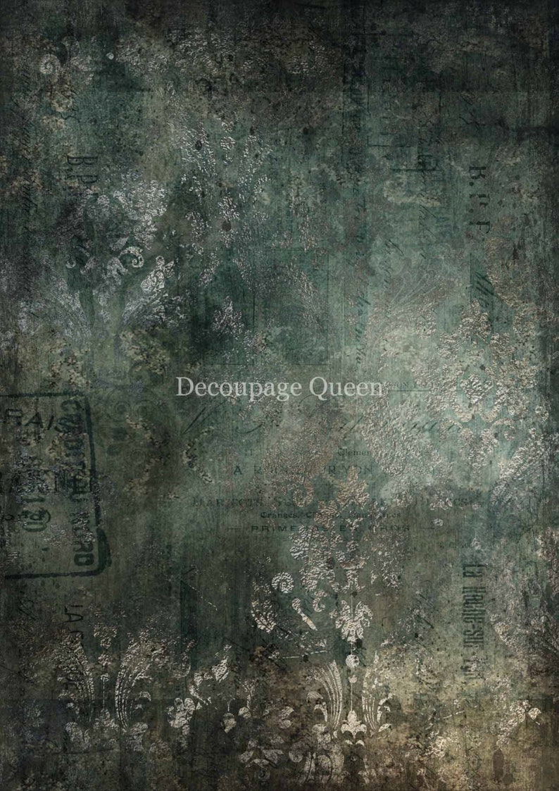Decoupage Queen, Blue Texture, DQRP_0348, A4 Rice Paper, Decoupage ...