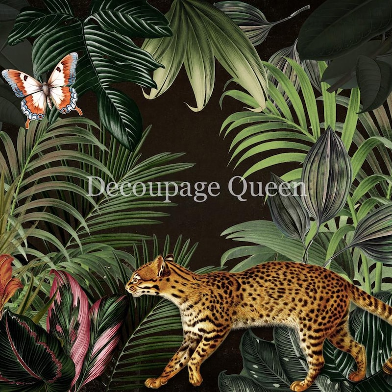 Tiger Decoupage Rice - Etsy