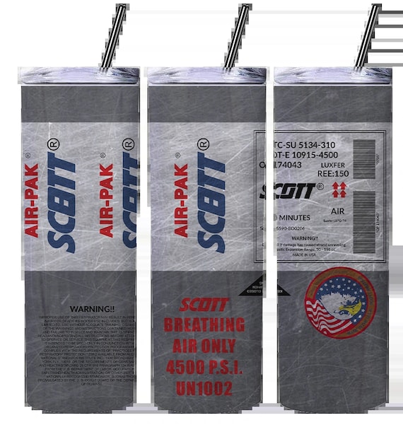 Scott Air Pack Bottle Insulated Tumbler - Etsy