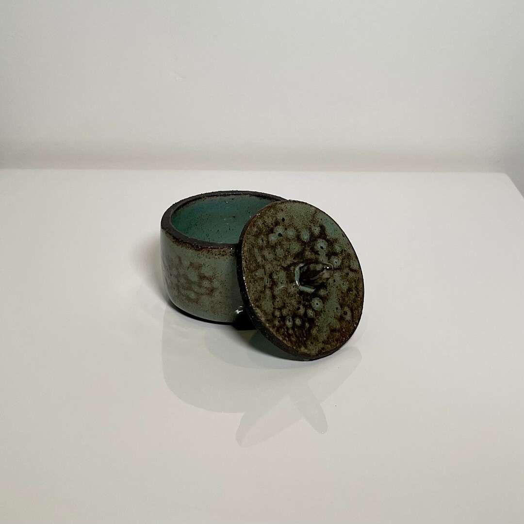 Handmade Ceramic Salt Cellar/stash Jar - Etsy