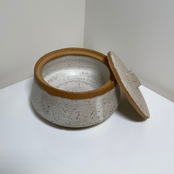 Lidded Ceramic Bowl - Etsy