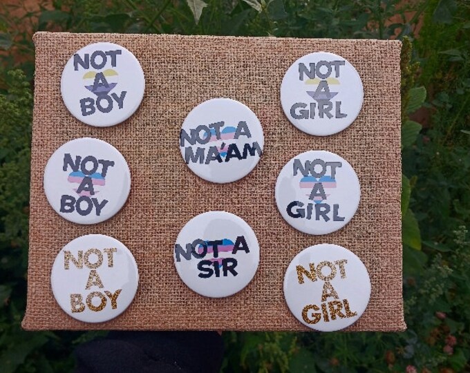 SMALL 1 Inch Pin-back Buttons Punk, Queer, Lgbtqia, Body Positive ...