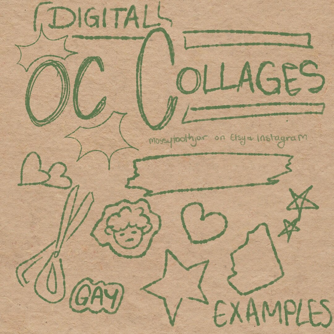 CUSTOM OC COLLAGE - for Art Inspo, Vision Boarding, and Just Finding ...