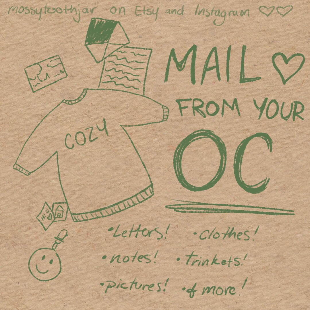 CUSTOM OC MAIL - Mail/care Packages From Your Ocs! - Etsy