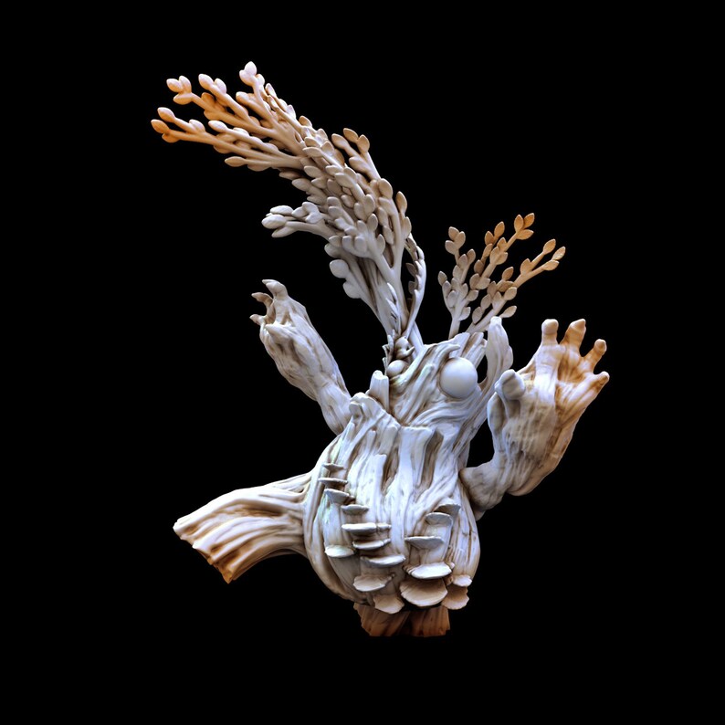 Tree Stump Monsters Miniature for Ttrpgs and D&D Sculpt by - Etsy
