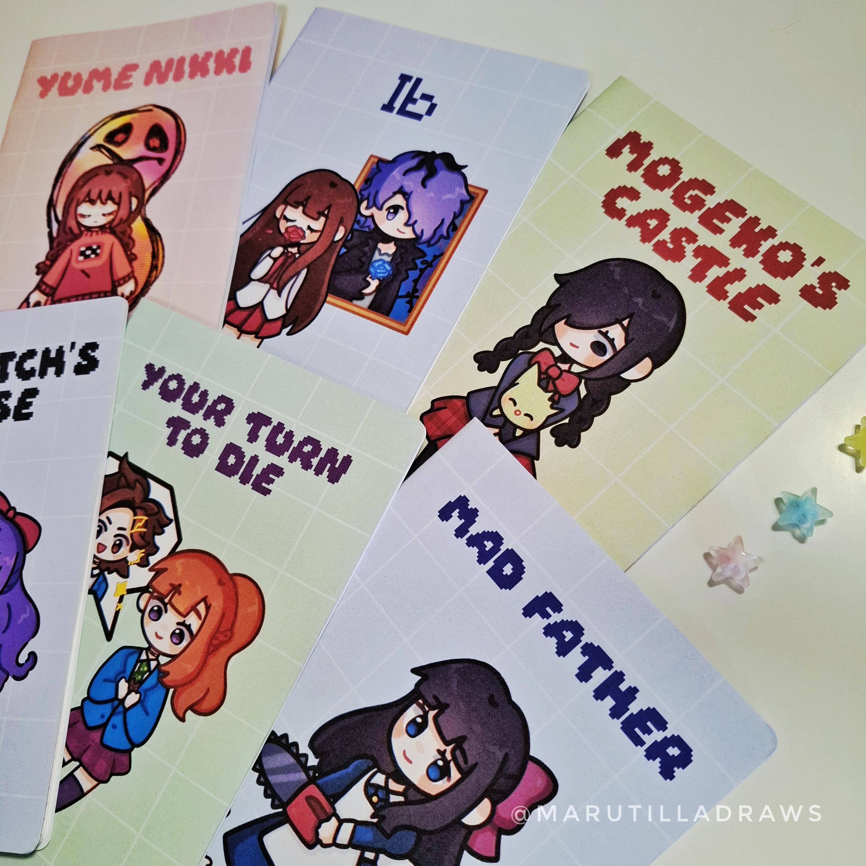 RPG Horror Game Notebooks - Mad Father, Mogeko Castle, Witch's House ...