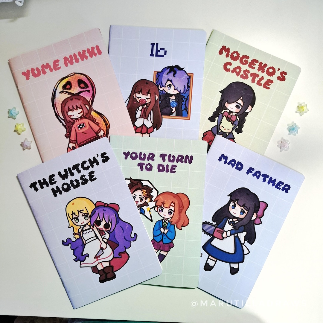 RPG Horror Game Notebooks - Mad Father, Mogeko Castle, Witch's House ...