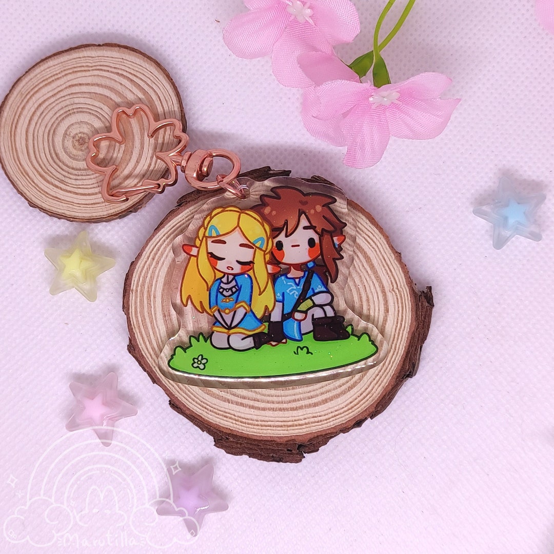 The Legend of Zelda Acrylic Charms - Breath of the Wild, Link X Zelda ...
