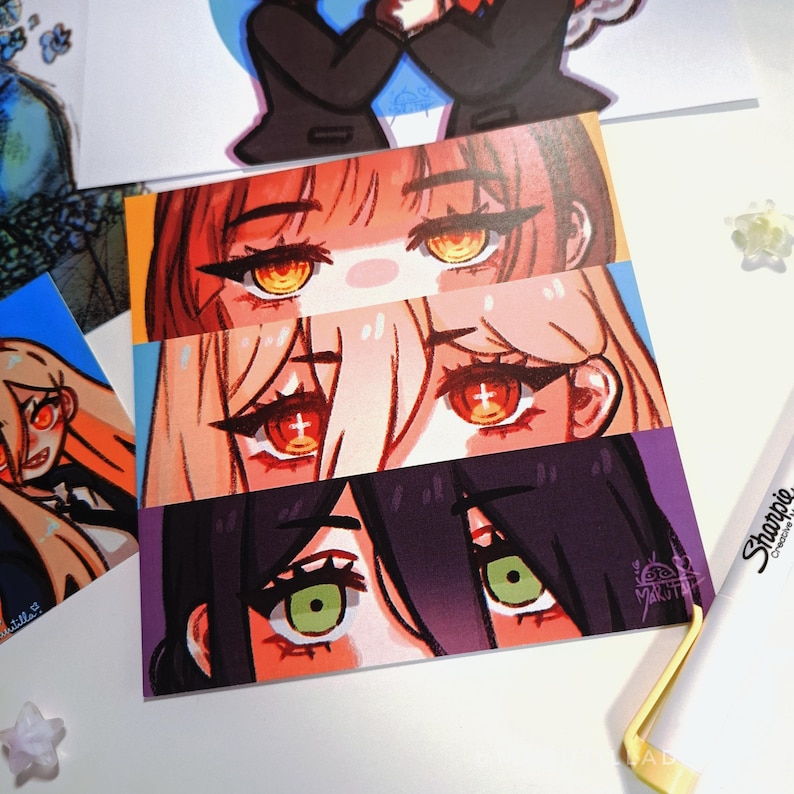 Impresiones CSM - Chainsaw Man, Akiangel, Power, Makima, Reze, Himeno ...
