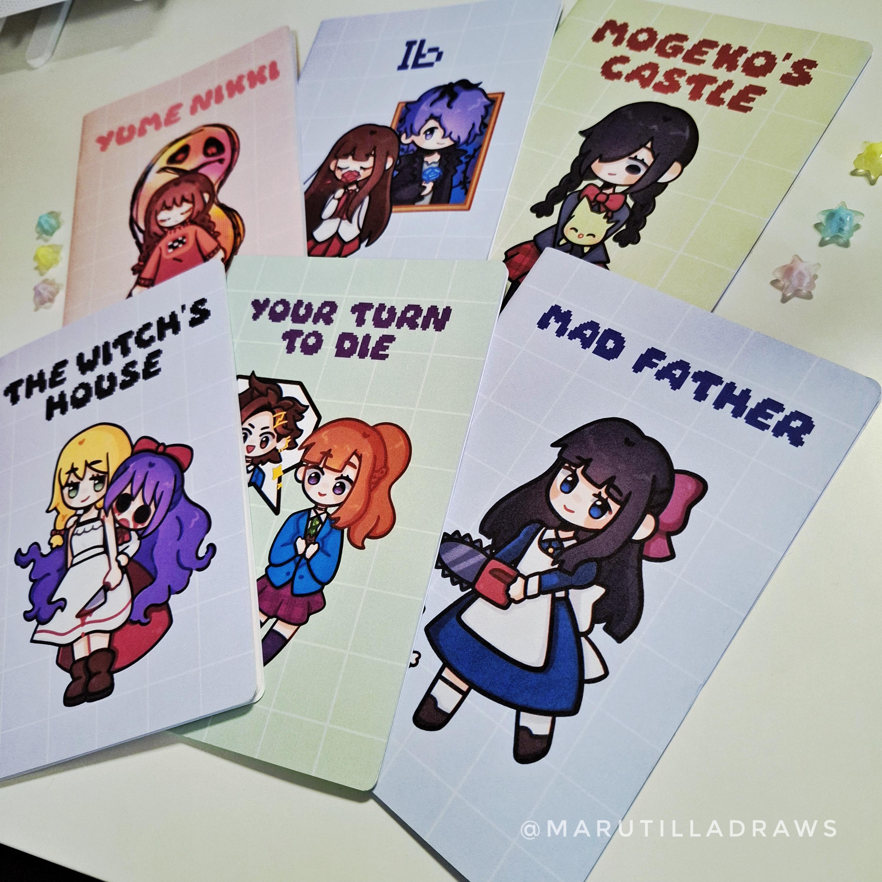 RPG Horror Game Notebooks - Mad Father, Mogeko Castle, Witch's House ...