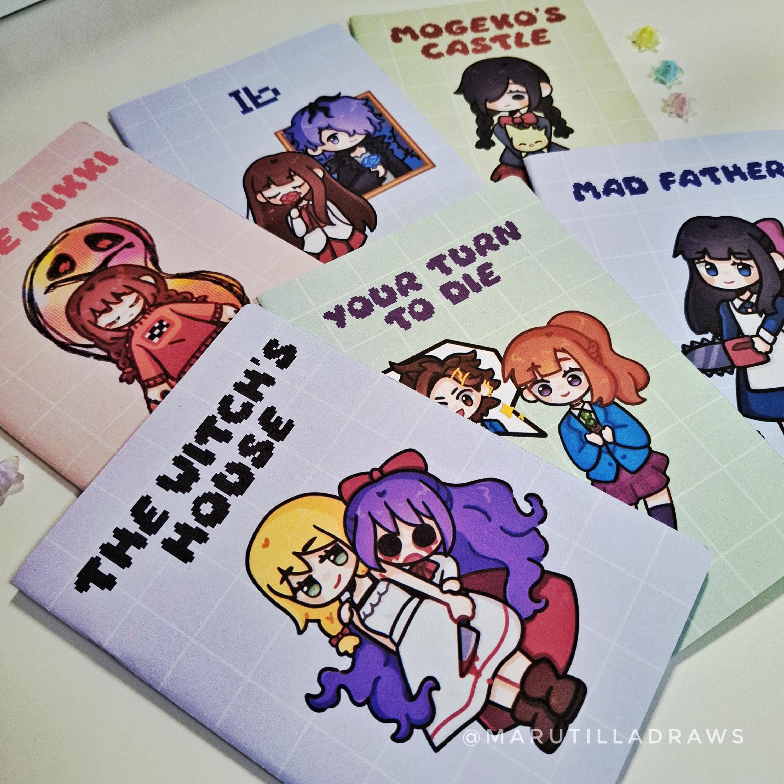 RPG Horror Game Notebooks - Mad Father, Mogeko Castle, Witch's House ...