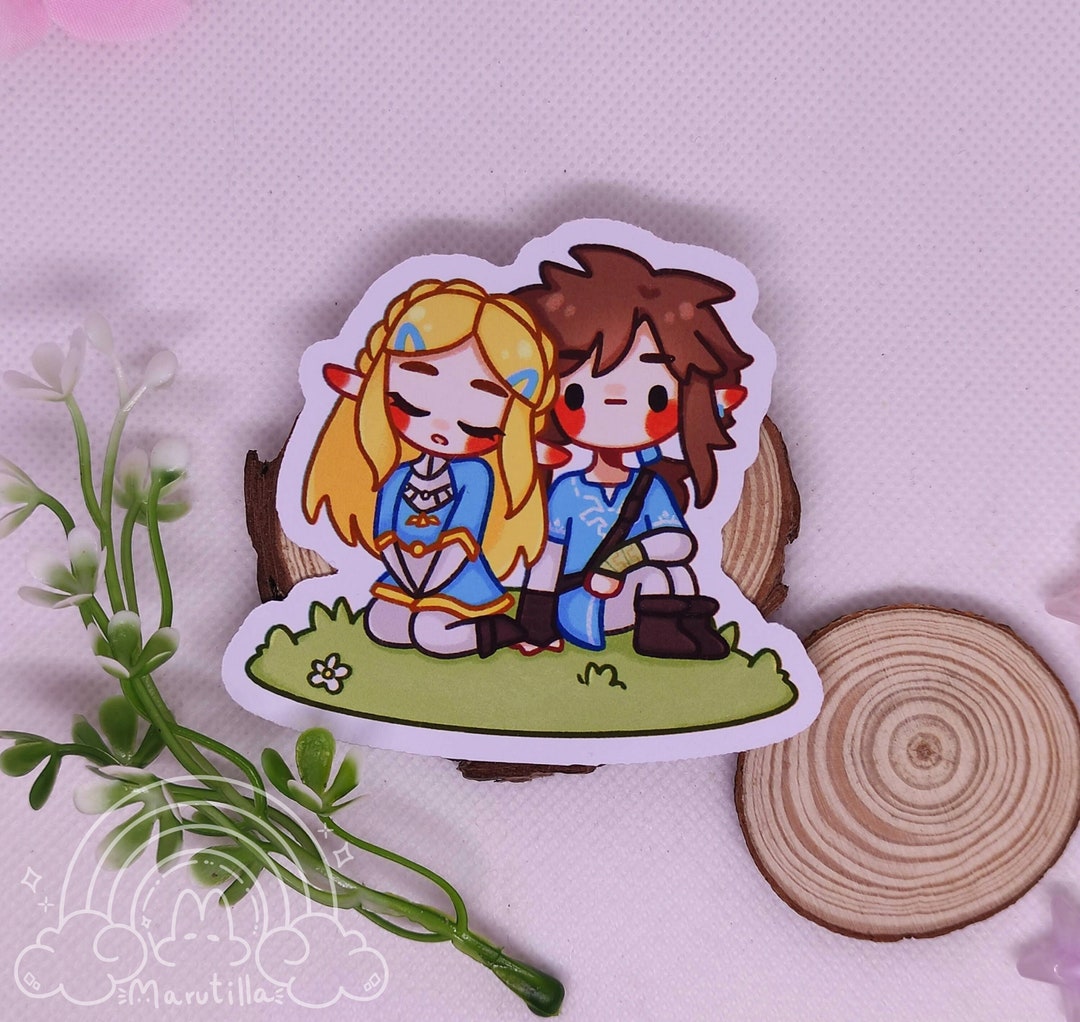 Pegatinas Link X Zelda BOTW - La Leyenda De Zelda Breath of the Wild - Etsy