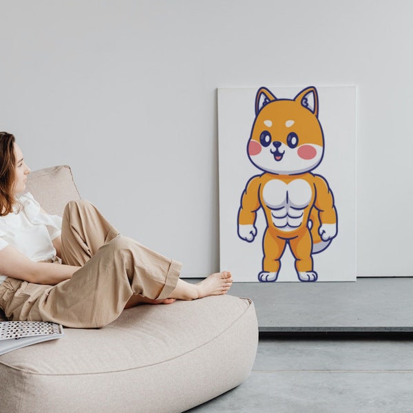 Muscular Kitty Gym - Etsy