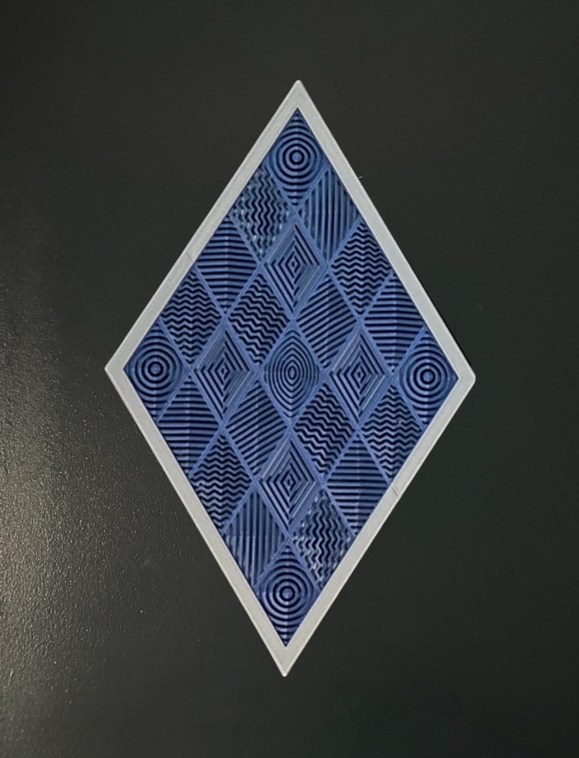 Diamond Acoustic Diffuser Panel: Geometric 3D Printed Sound Dampener - Etsy