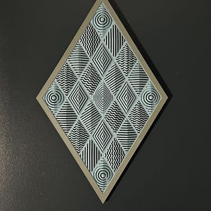 Diamond Acoustic Diffuser Panel: Geometric 3D Printed Sound Dampener - Etsy