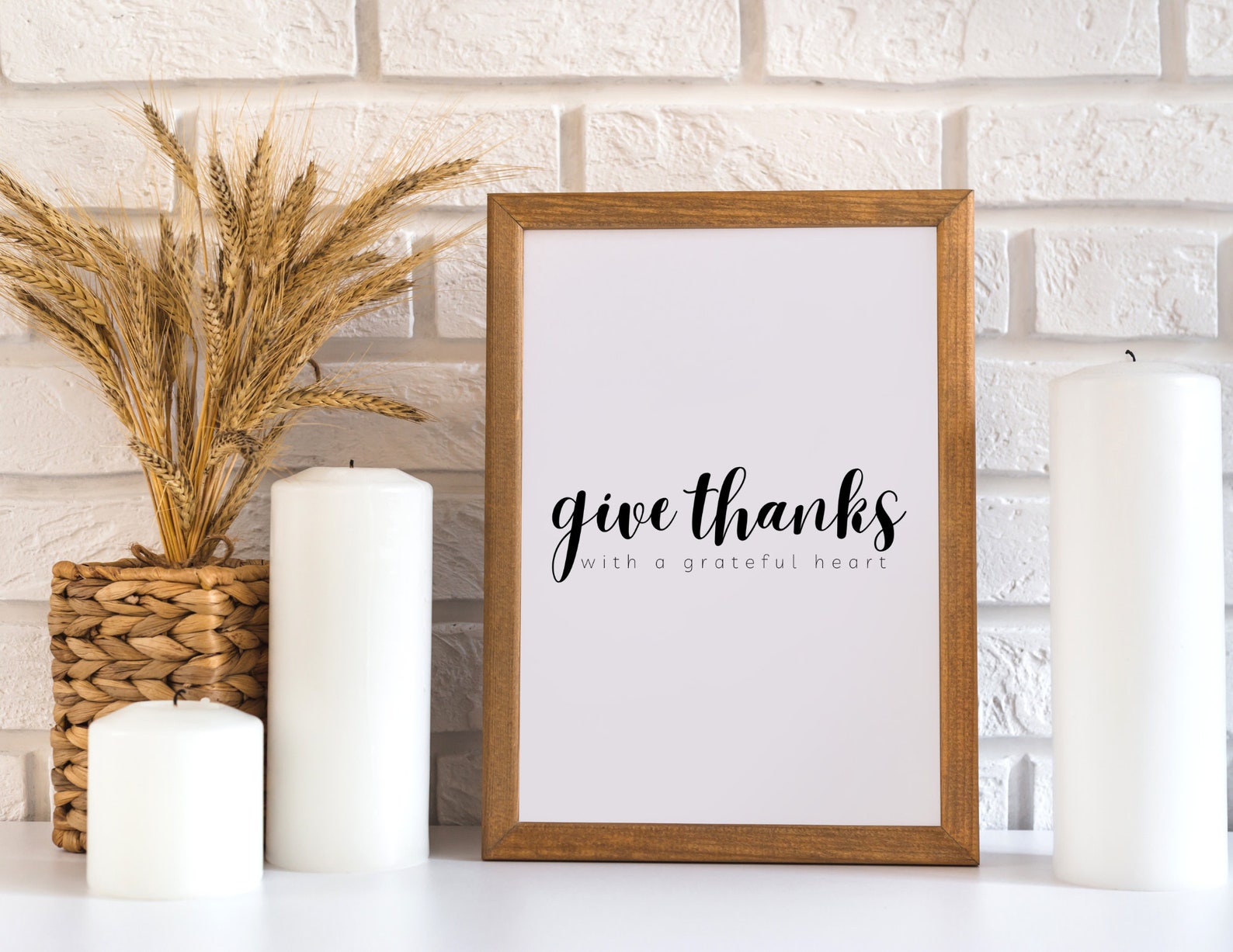 Give Thanks With a Grateful Heart Instant Download Thanksgiving ...