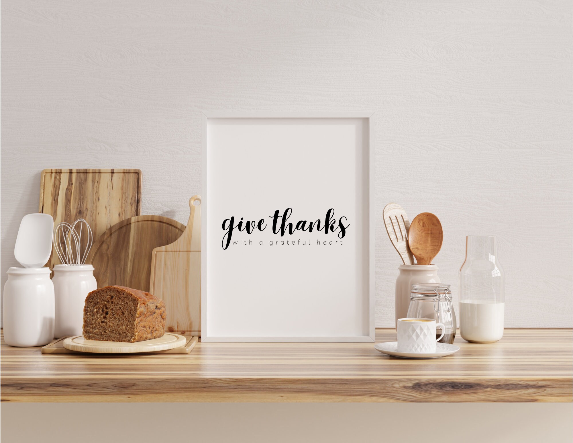 Give Thanks With a Grateful Heart Instant Download Thanksgiving ...