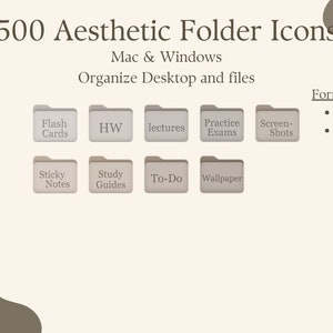 Aesthetic Folder Icons for Mac and Windows - Etsy