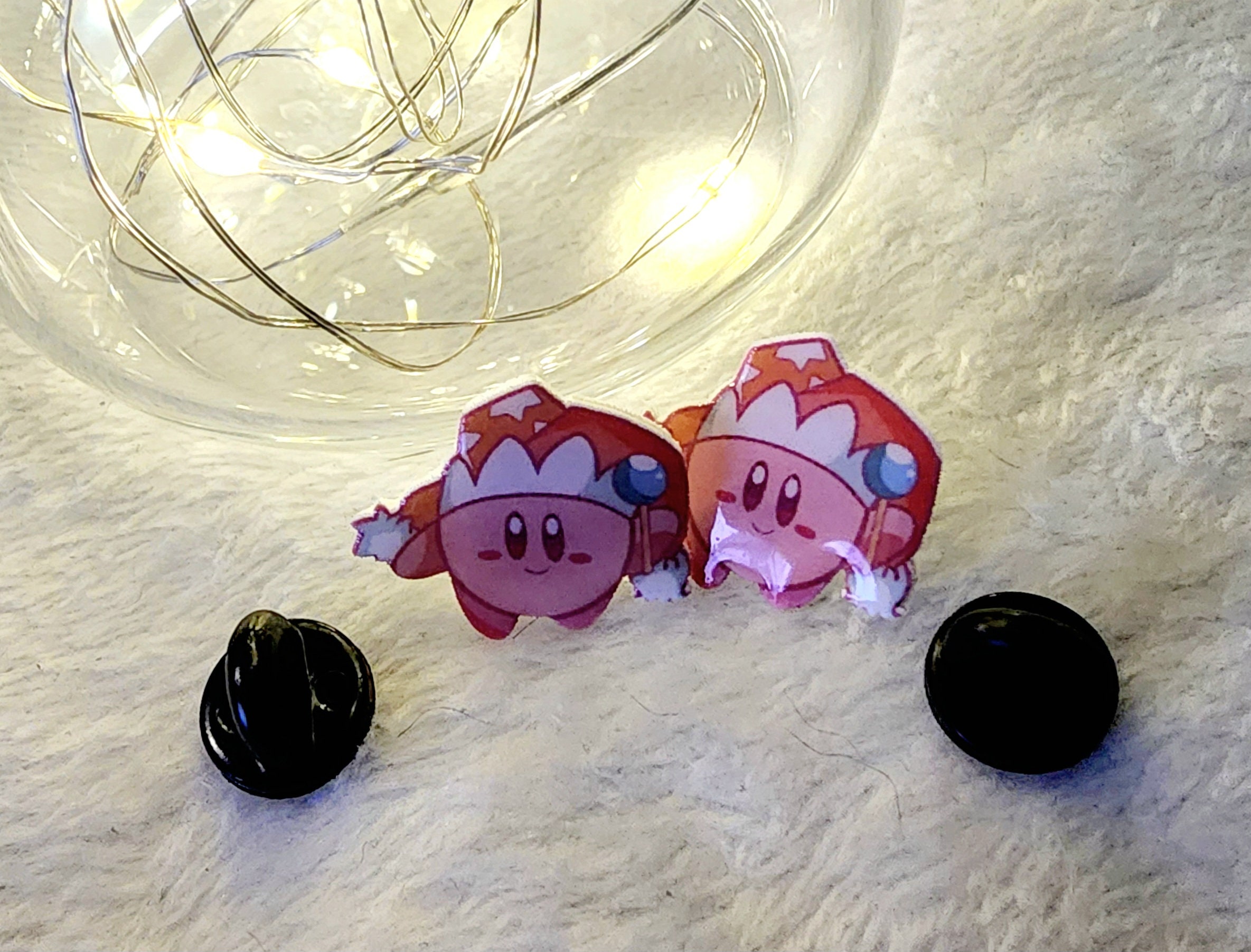 Magic Kirby Pin Cute Kirby Pin Handmade Pins Video Game Pins Gamer Pins ...