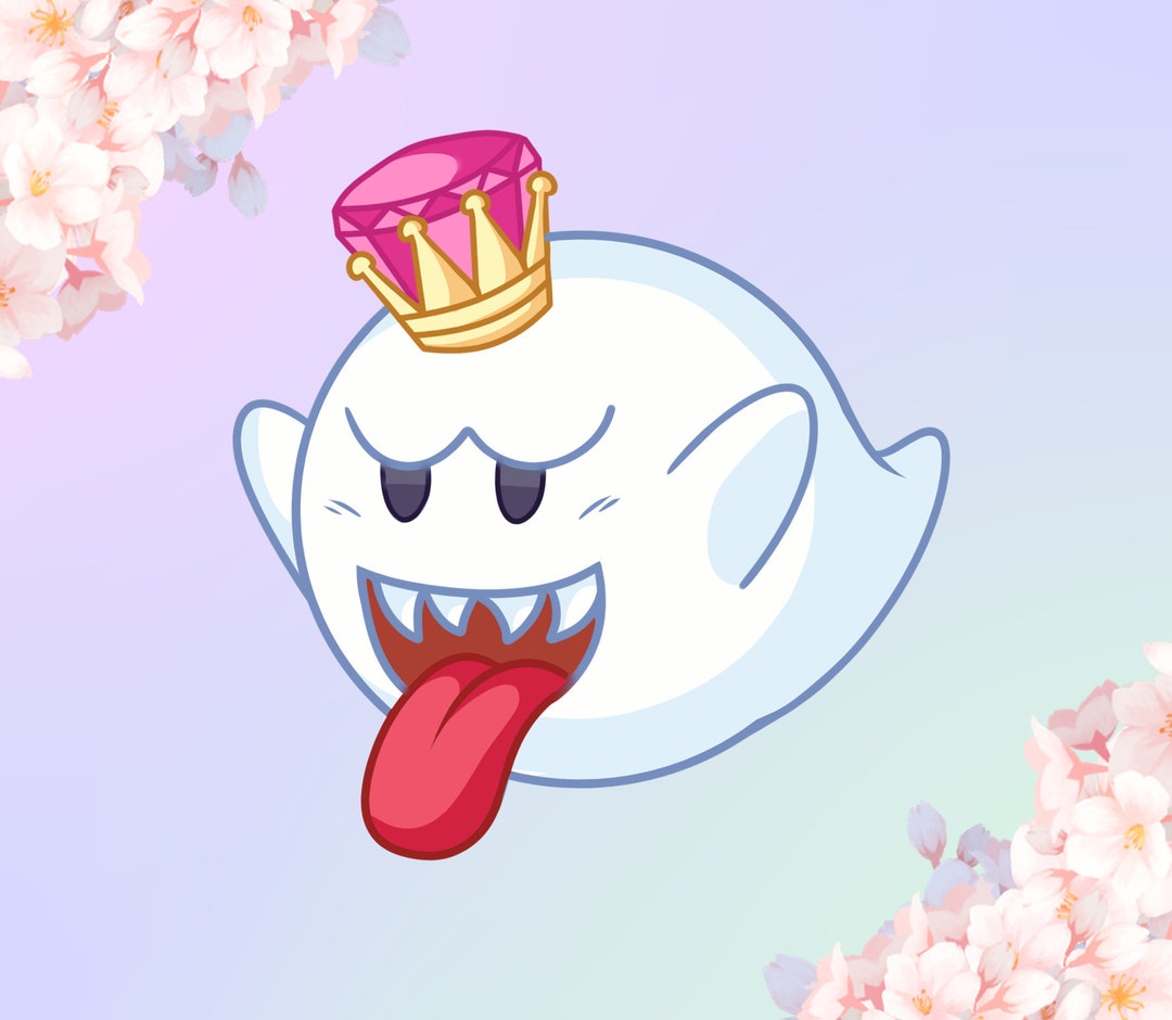 King Boo Sticker Waterproof Sticker Cute Art Cute Die - Etsy