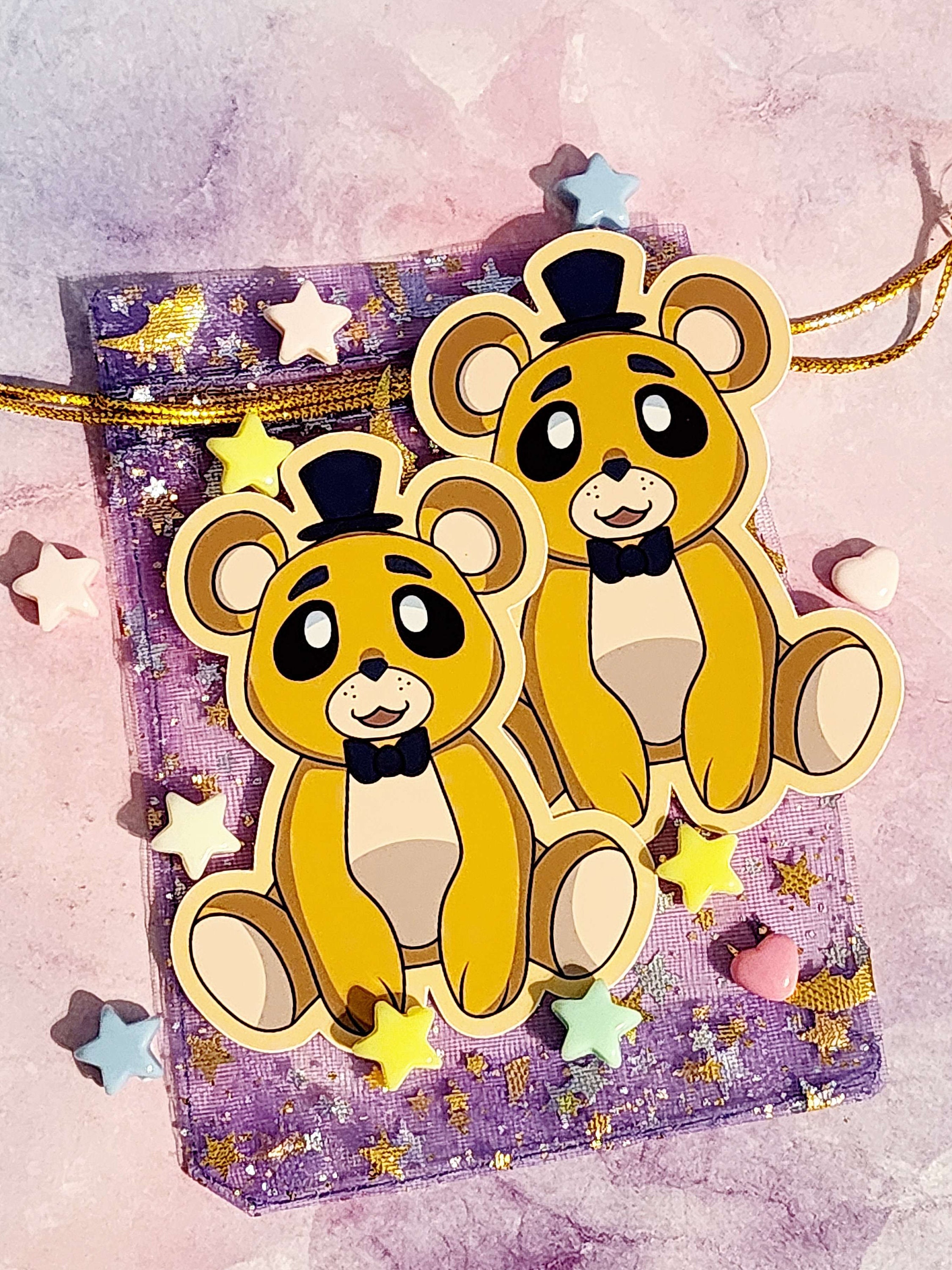 Springtrap & Golden Freddy Teddy Stickers Waterproof Stickers FNAF ...