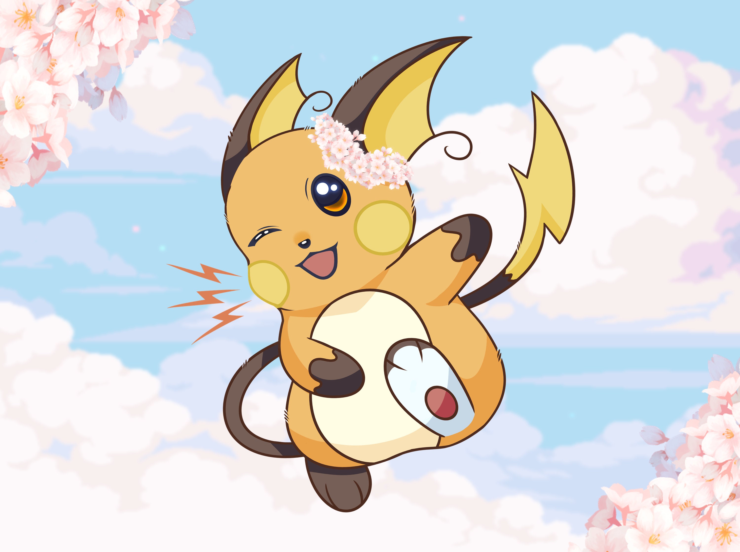 Raichu Chibi Battery