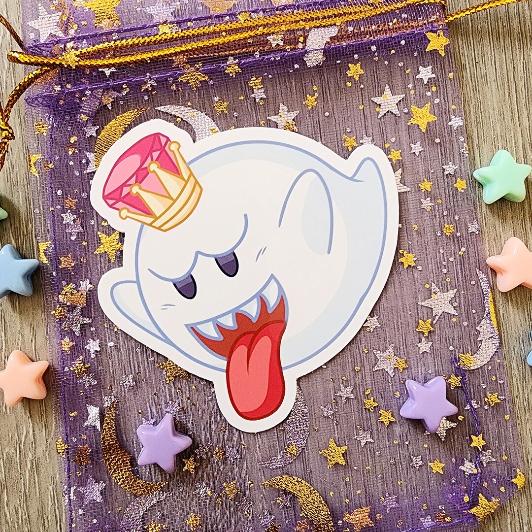 King Boo Sticker • Waterproof Sticker • Cute Art • Cute Die Cut Sticker ...