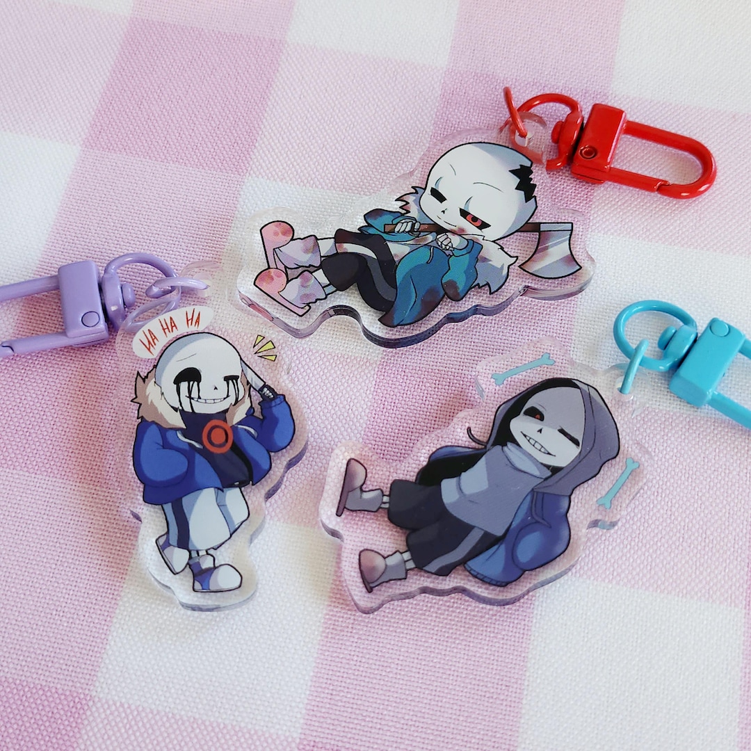 Murder Time Trio Keychains • 2" Double Sided Keychain • Undertale ...