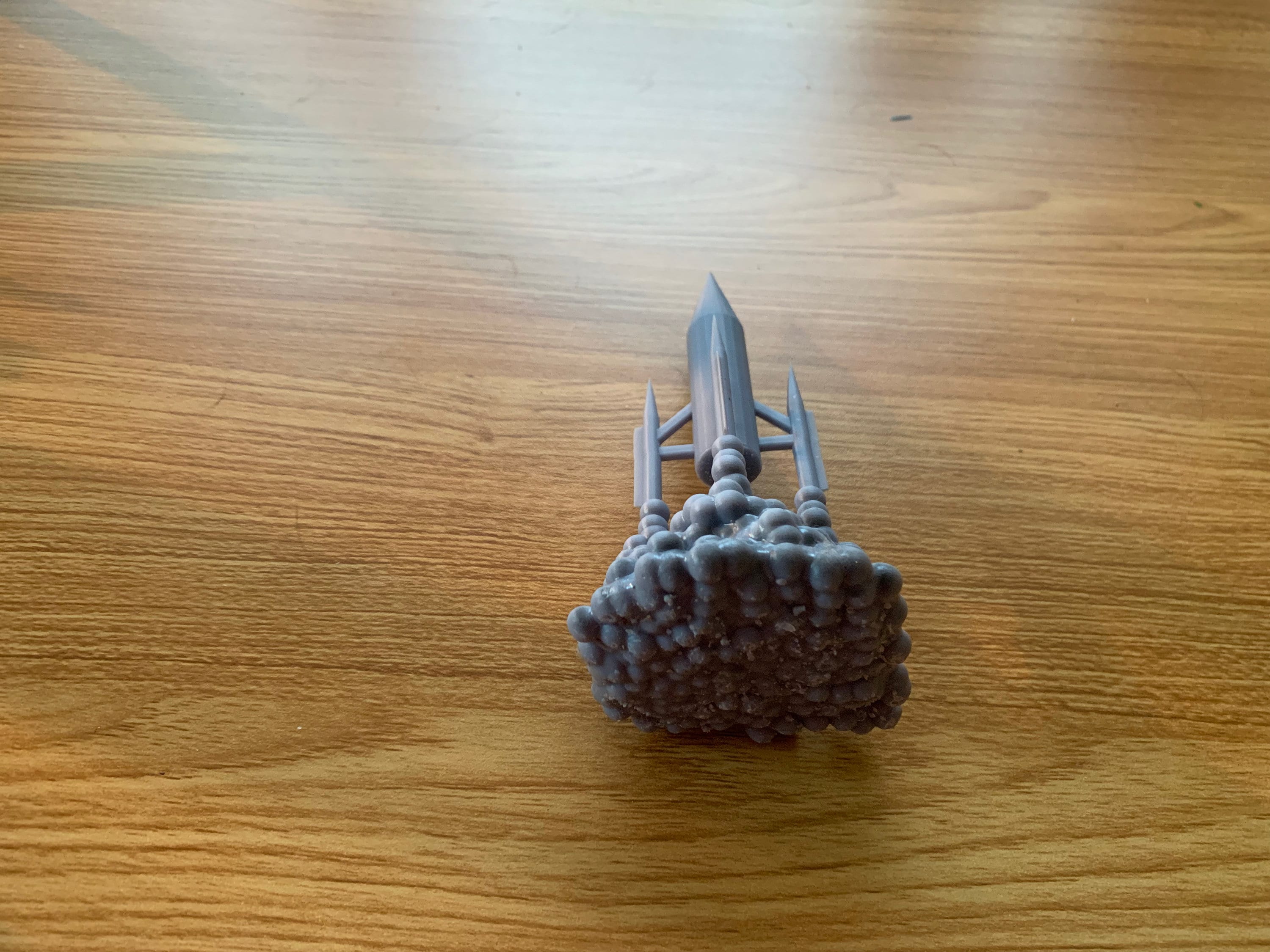 Rocket With Blast off Cloud STL File - Etsy Australia