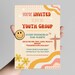 Retro Youth Group Invitation, Teen Class Flyer, Church Kids Club ...