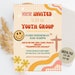 Retro Youth Group Invitation, Teen Class Flyer, Church Kids Club ...