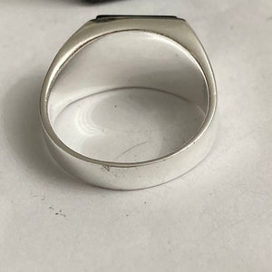 Black Stone Men's Ring - Etsy