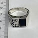 Black Stone Ring - Etsy