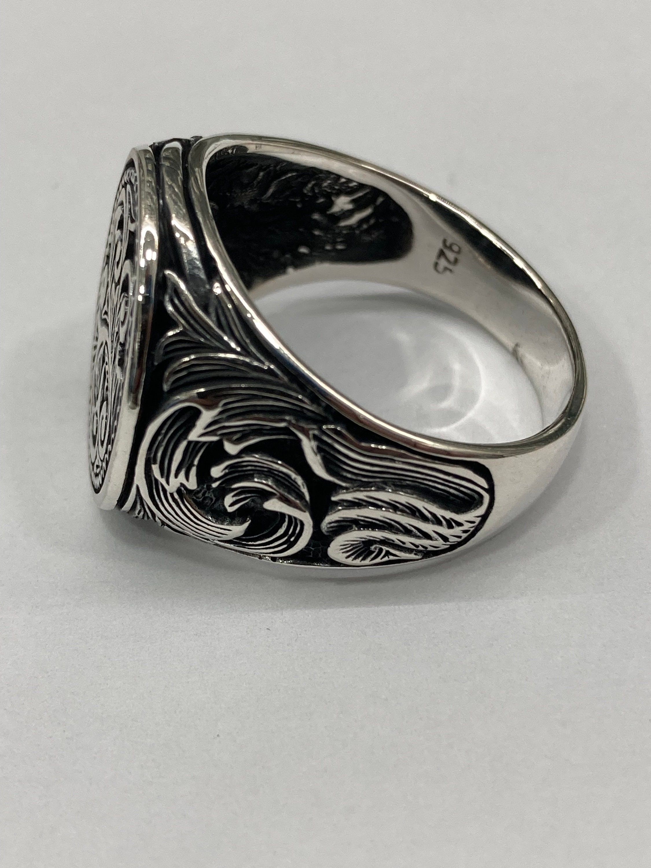 Engraved Men's Ring - Etsy