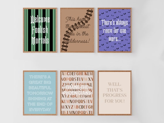 Attraction Rides Poster Prints Magic Kingdom Art Decor - Etsy