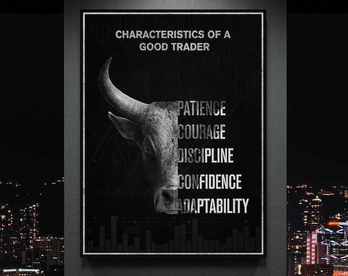 Trader Motivational Poster Print, Characteristics of A Good Trader ...