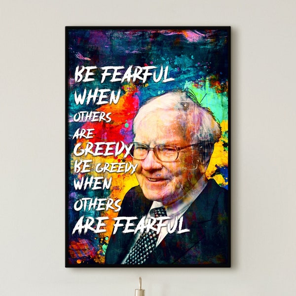 Warren Buffett Poster - Etsy