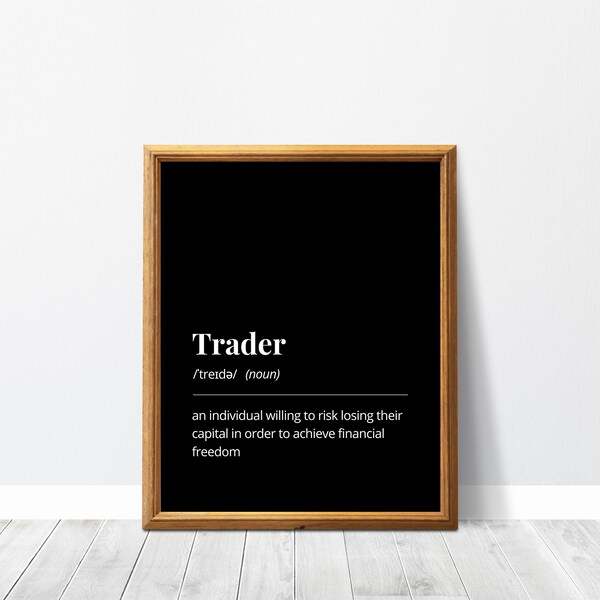 Trader Poster - Etsy