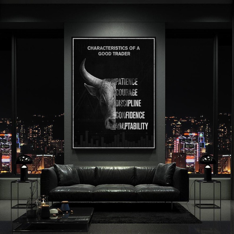 Trader Motivational Poster Print, Characteristics of A Good Trader ...