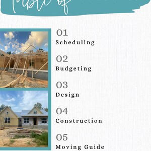 New Home Construction Workbook Printable - Etsy
