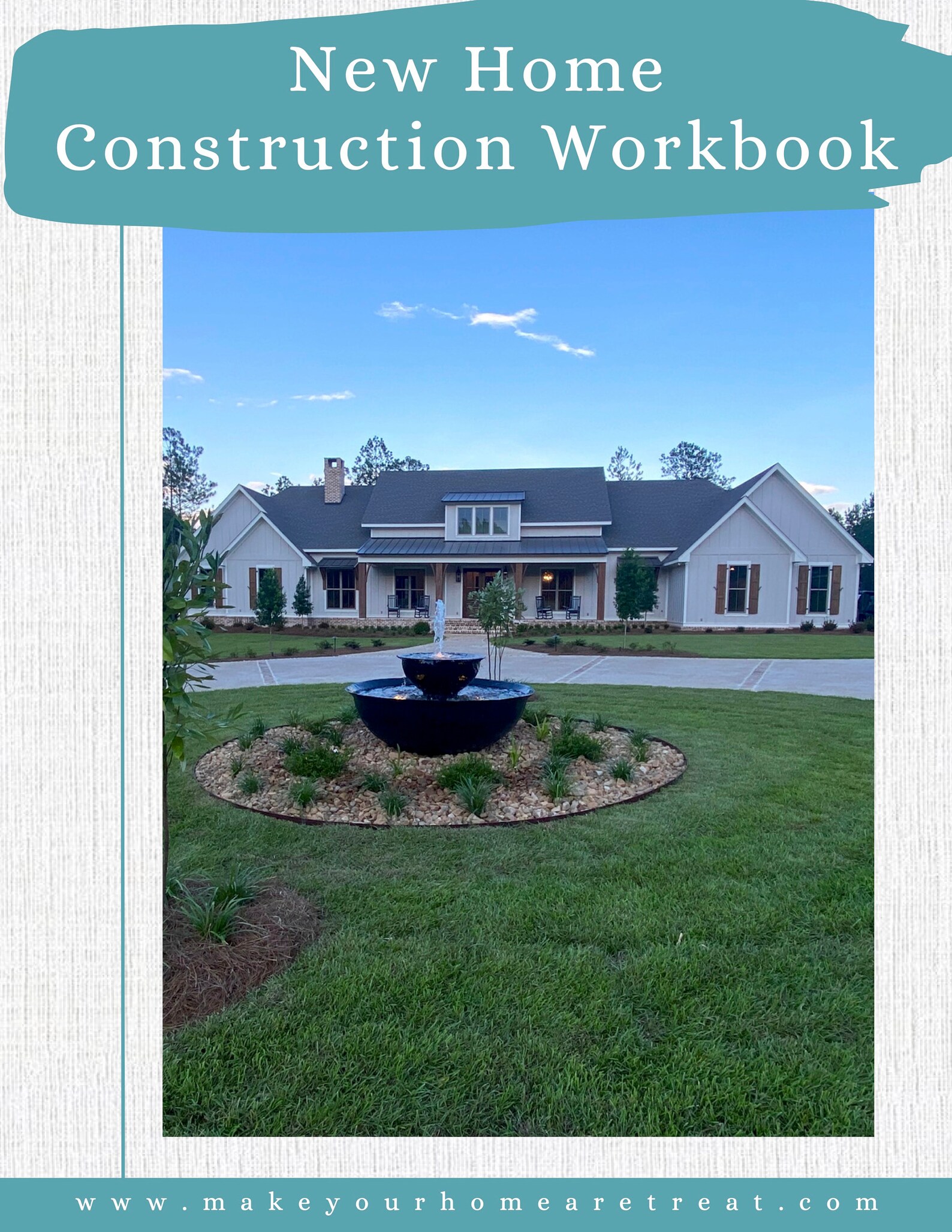 New Home Construction Workbook Printable - Etsy