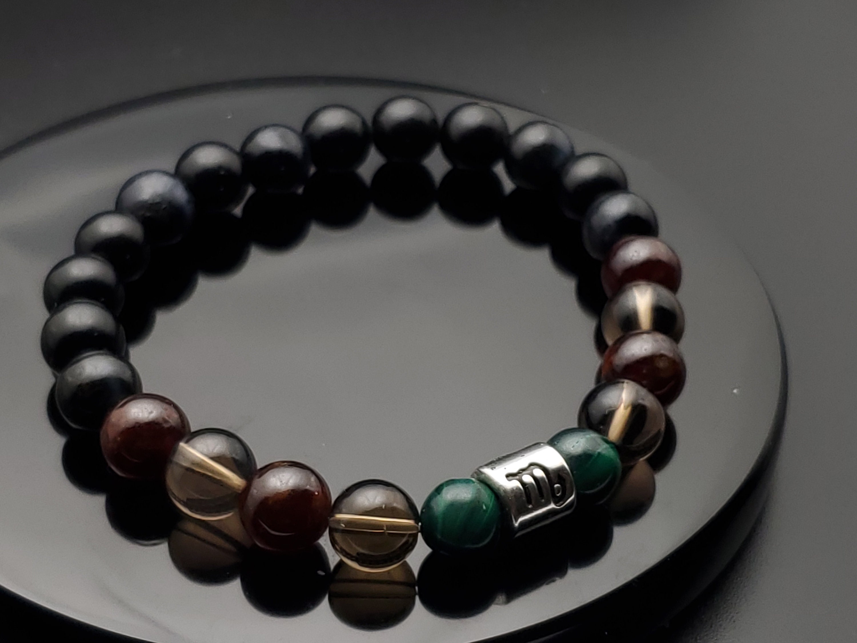 Scorpio Crystal Astrology Zodiac Stretch Bracelet for Men With Gift Box ...