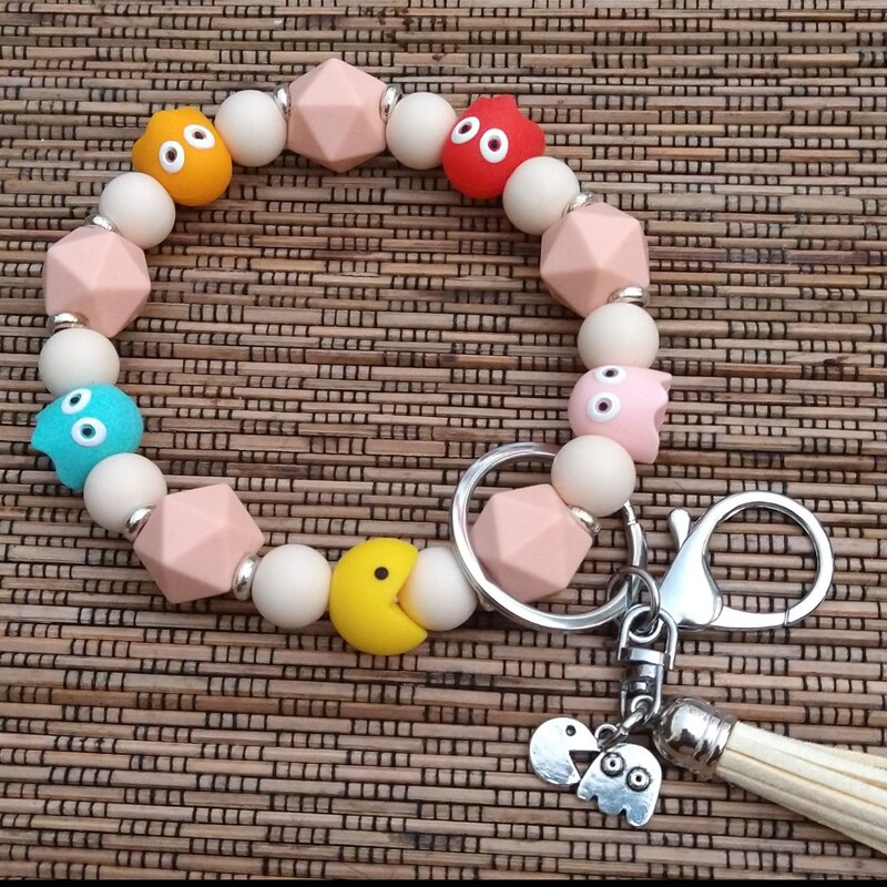 Pacman Keychain - Etsy