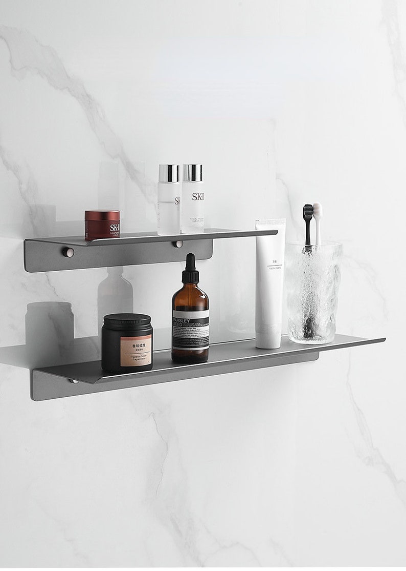 Metal Wall Shelf, Metal Floating Shelf, Small Metal Shelf, Metal ...